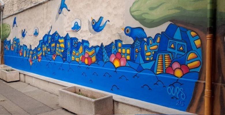 Du street art pour colorer ensemble la cour d’école | Mon école à ...